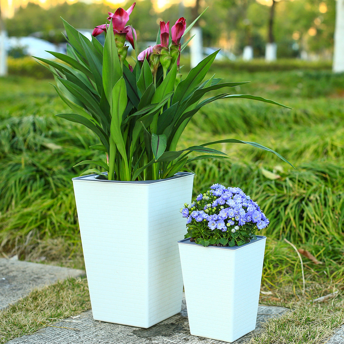 Tall Planter for Indoor Plants Self Watering Planters – planterhoma